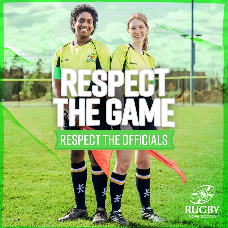 Respect the Game, Respect the Official Campaign – Nova Scotia Rugby